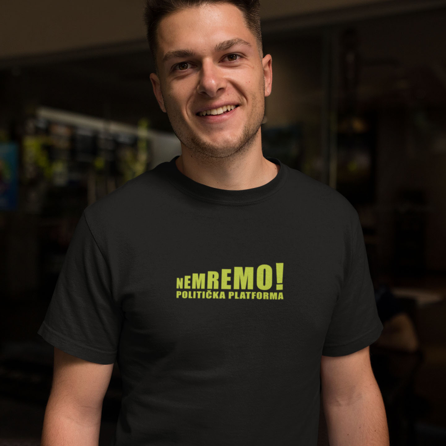 Nemremo! - Majica crna - Kajkavski.com